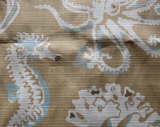 Designer Fabric Remnant by Tommy Bahama Pattern Sea Sparkle - Etsy