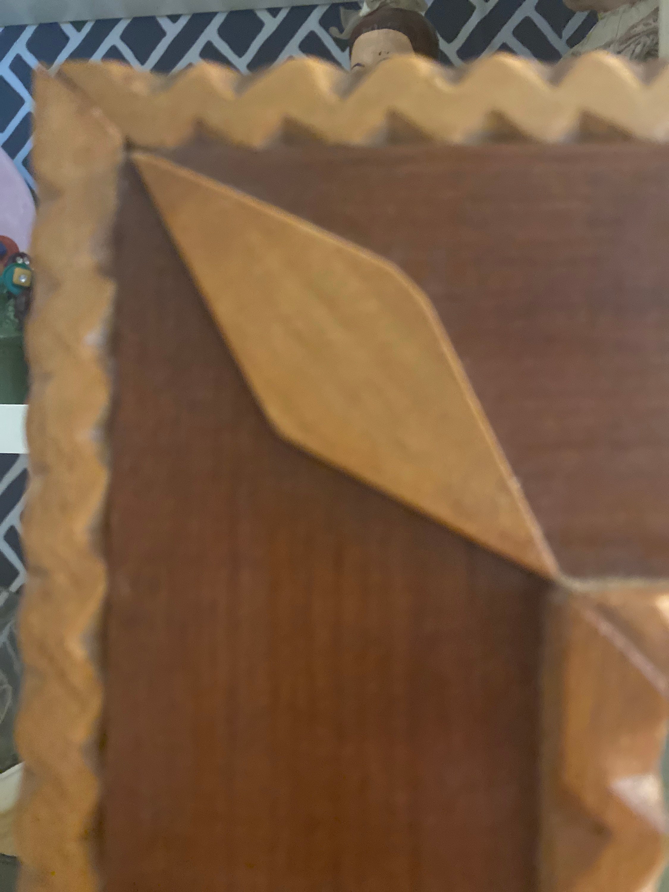 Vintage Tramp Art Frame With Ledge - Etsy