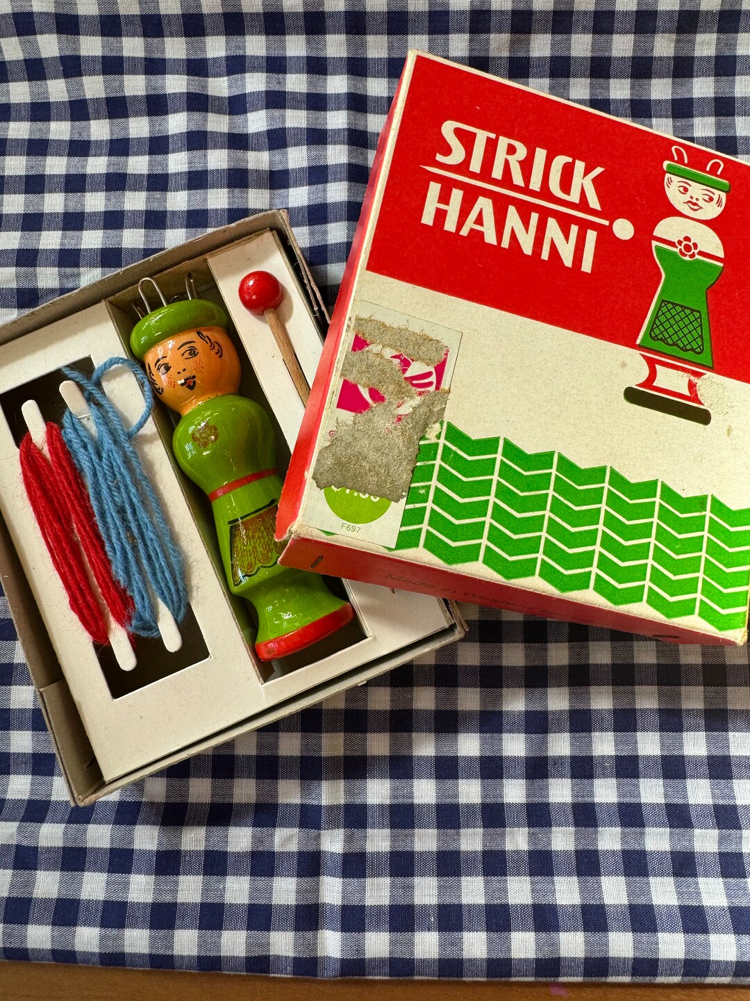 Vintage Strick Hanni Knitting Doll - Etsy