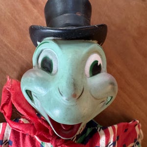 Vintage Gund Walt Disney Jiminy Cricket Hand Puppet - Etsy