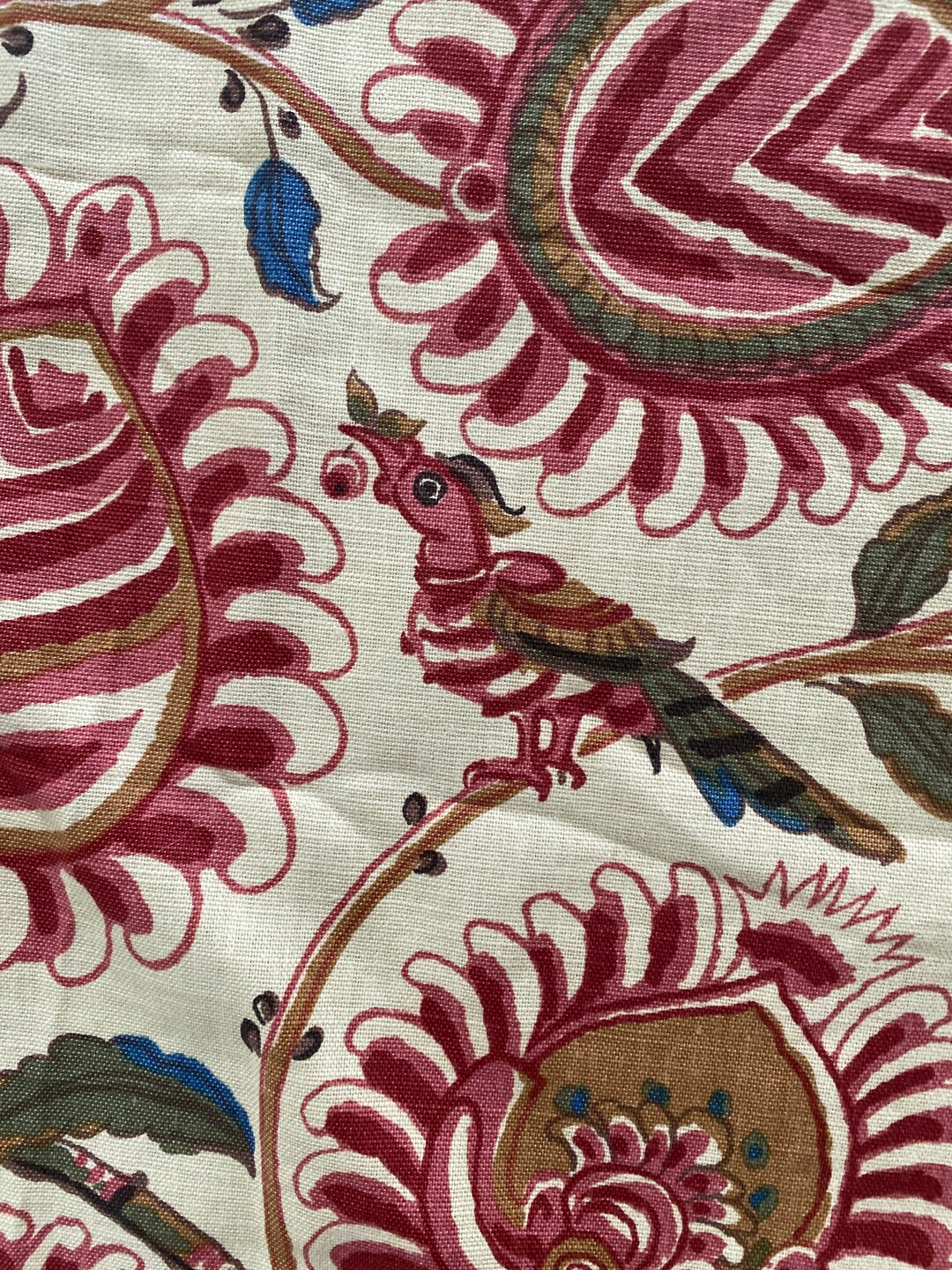 Vintage 1988 Bailey and Griffin Fabric Remnant. SALUR Designed by John ...