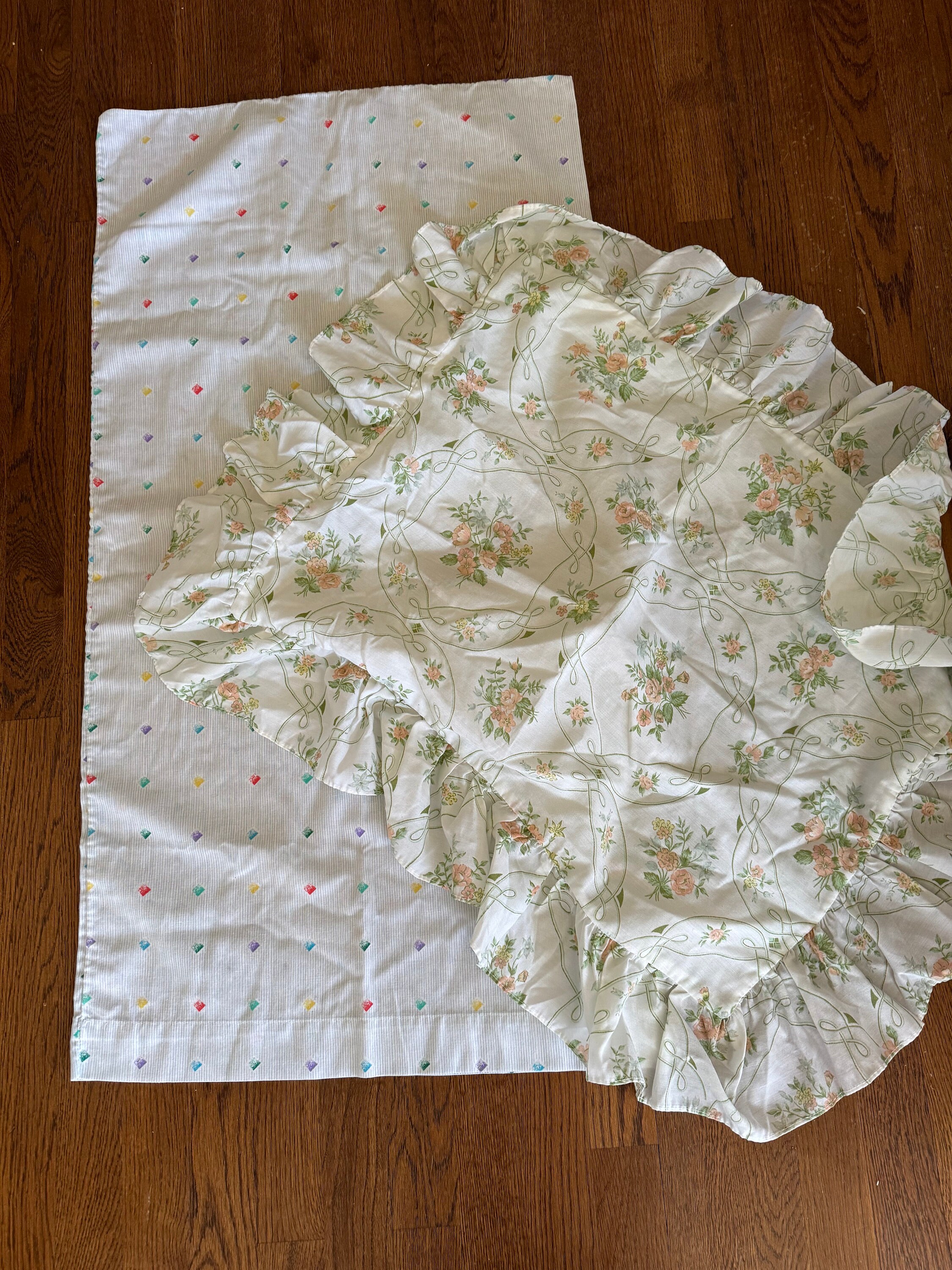 Vintage Sheet Remnant Bundle - Various Sizes and Patterns - Etsy