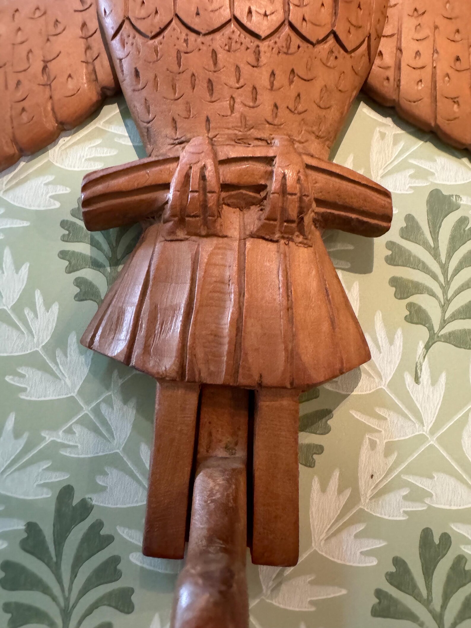 Vintage Mid Century Wooden Carved Owl Hook With Moveable Wings - Etsy