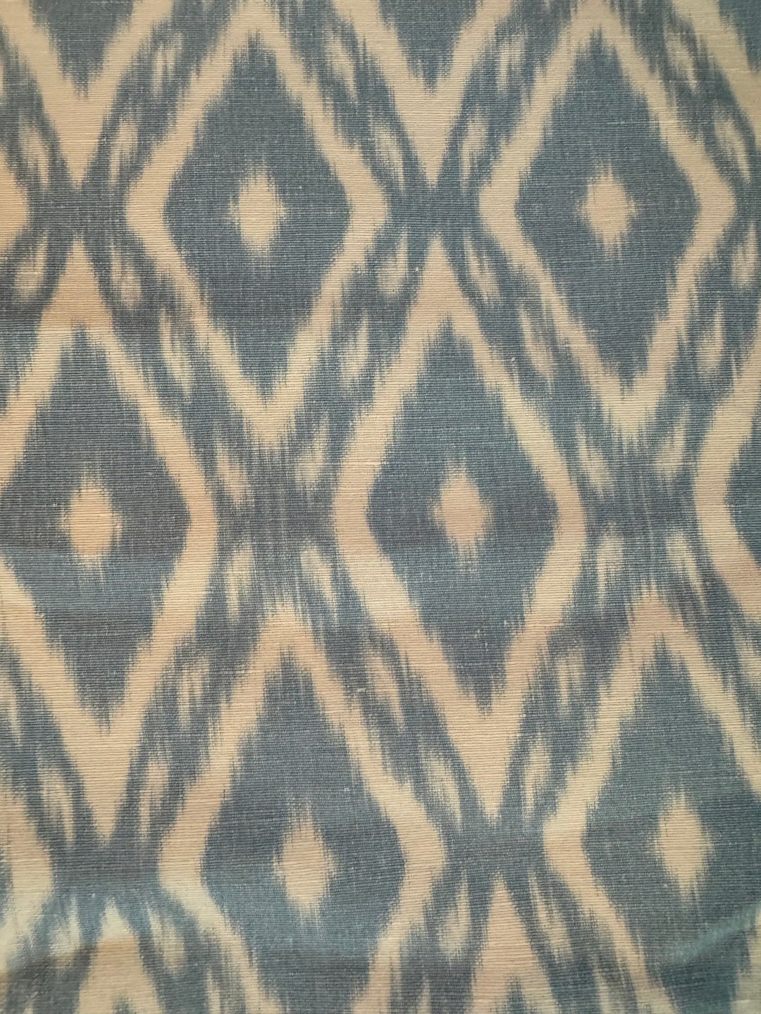 Designer Fabric Remnant Waterproof IKAT in Carolina Blue - Etsy