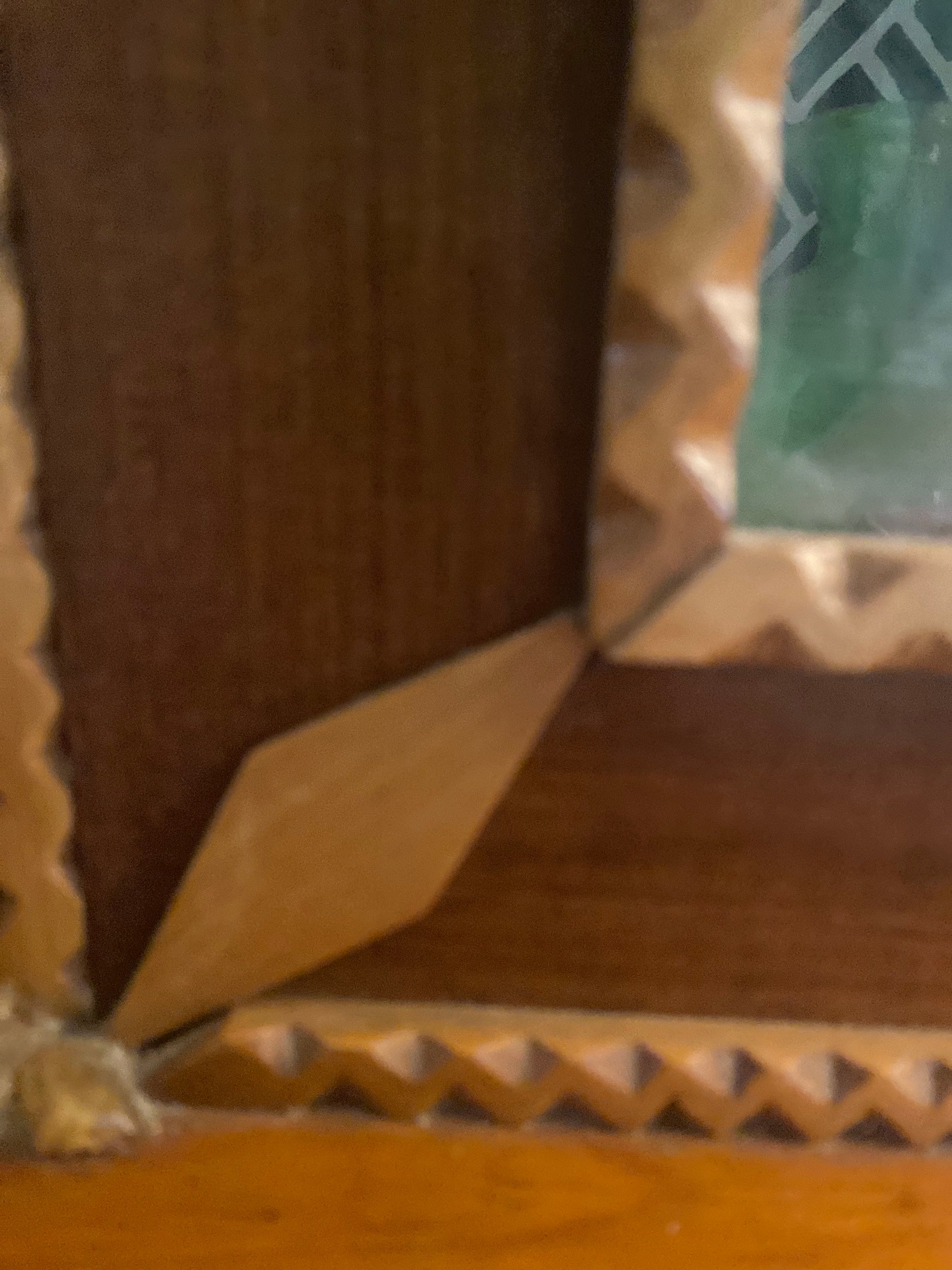 Vintage Tramp Art Frame With Ledge - Etsy