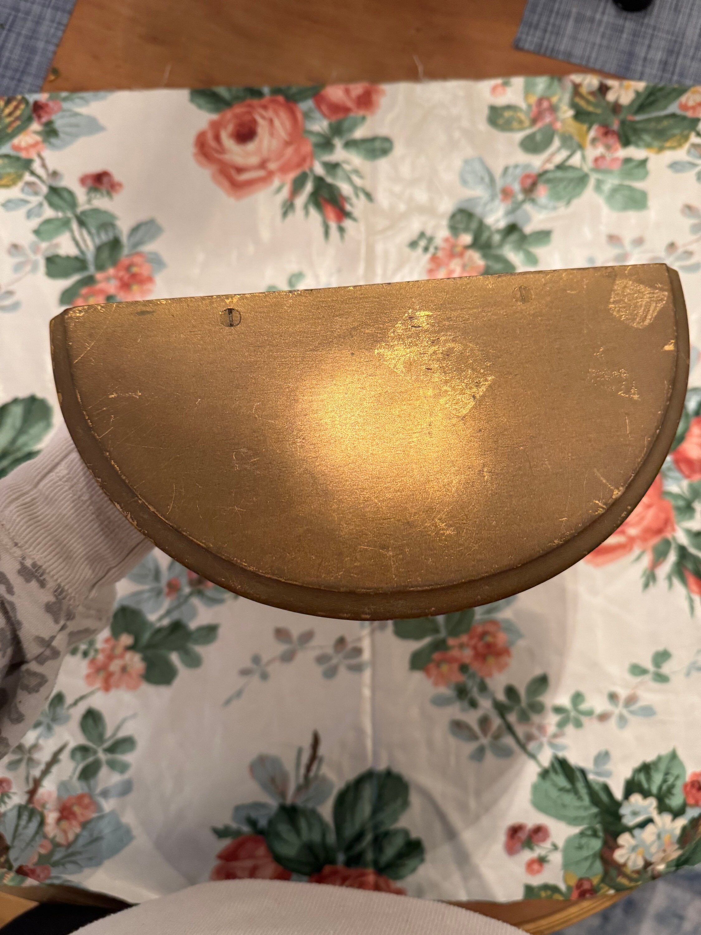 Vintage Syroco Wood Floral Gilt Wall Shelf - Etsy