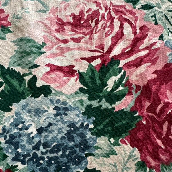 Waverly Rose Fabric - Etsy