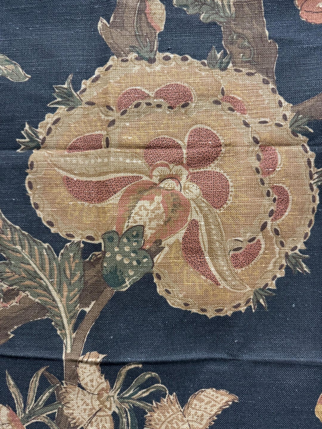 Designer Fabric Sample by THIBAUT Pattern Nicobar in Black - Etsy