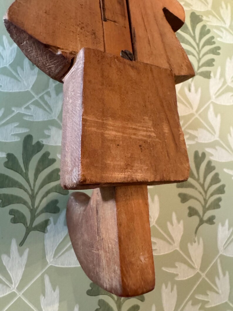 Vintage Mid Century Wooden Carved Owl Hook With Moveable Wings - Etsy