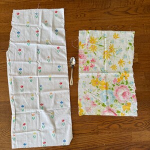 Vintage Sheet Remnant Bundle - Various Sizes and Patterns - Etsy