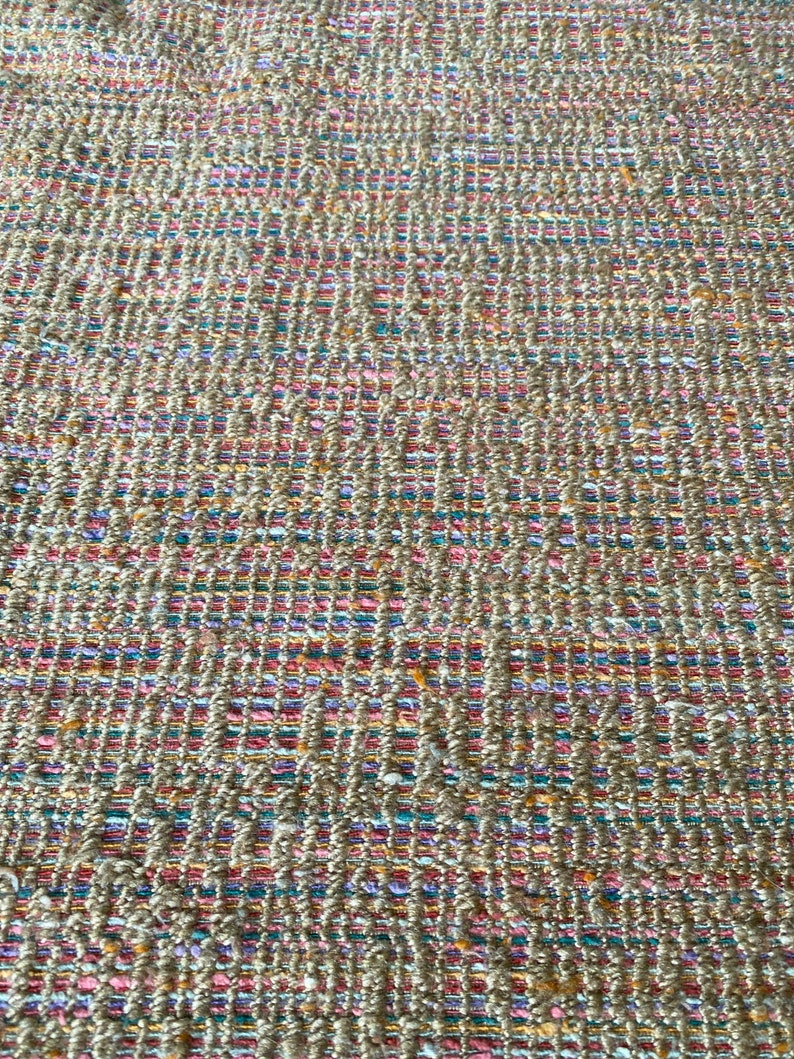 Designer Fabric Remnant Boucle Texture - Etsy