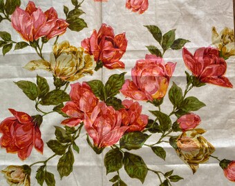 Floral Panel Fabric - Etsy