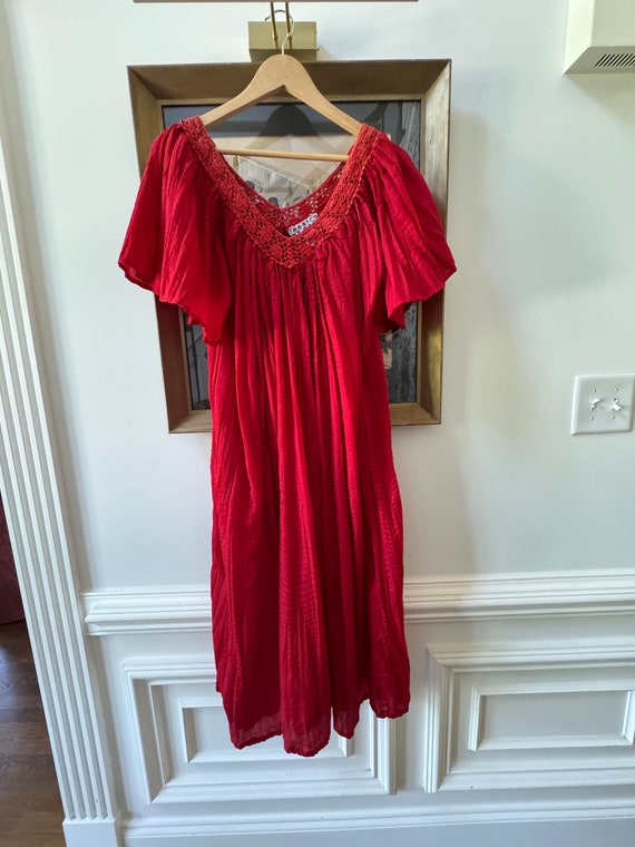 Vintage Jessica Bloom Gauze Kaftan style dress - one … - Gem