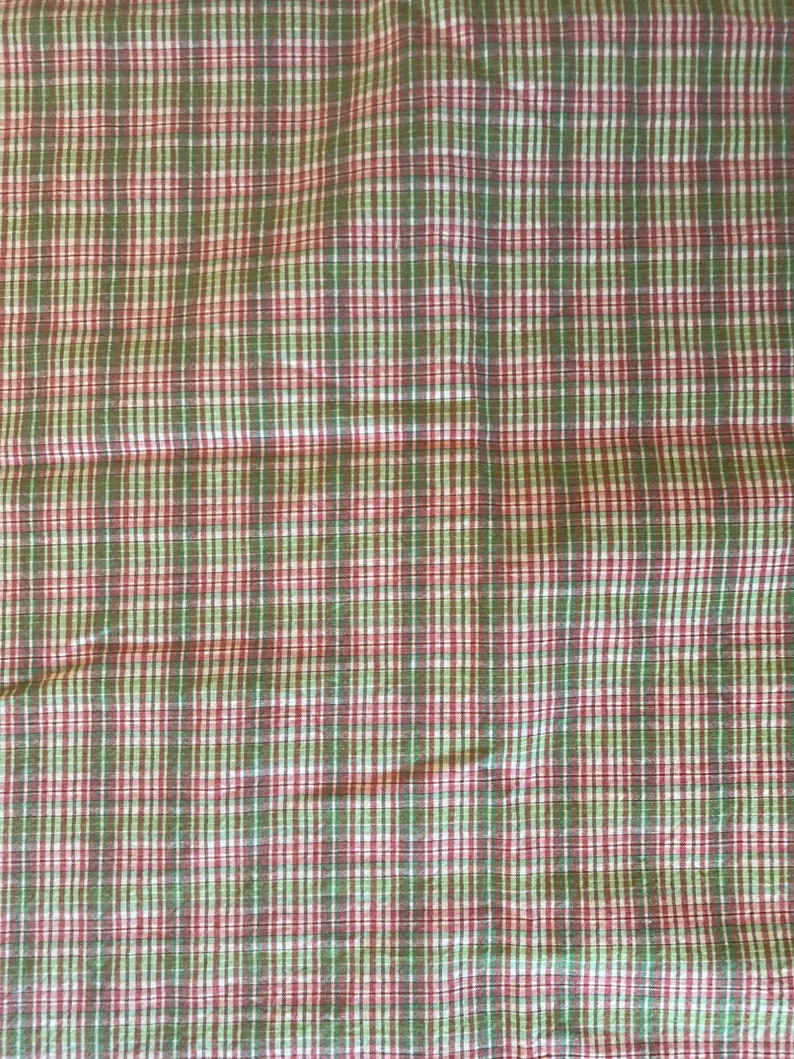 Vintage Waverly Fabric Remnant Pattern PIMLICO PLAID - Etsy