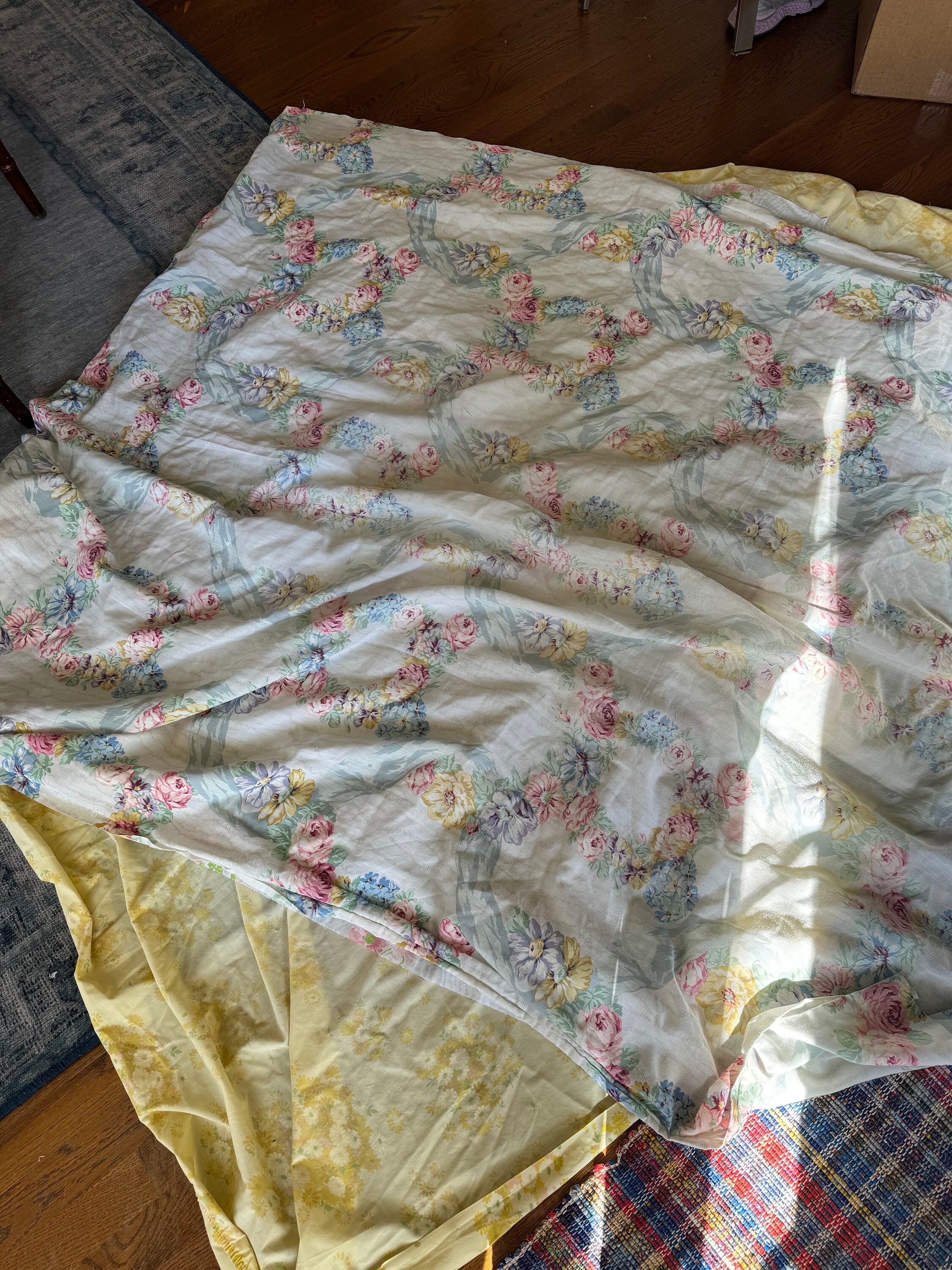 Vintage Sheet Remnant Bundle - Various Sizes and Patterns - Etsy