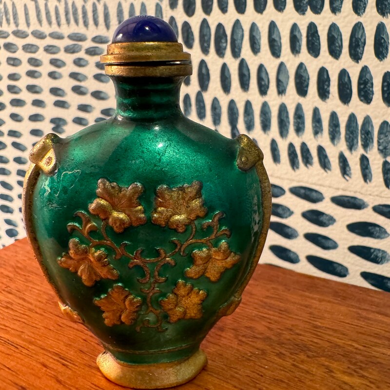 Vintage Snuff Bottle - Etsy