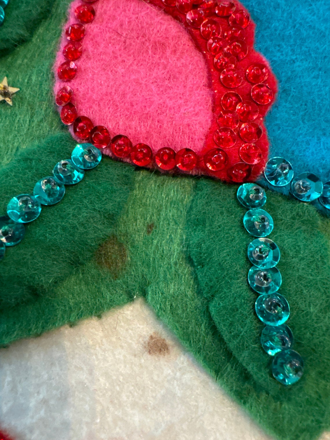 Vintage 1970's Bucilla Christmas Tree Wall Decor - Etsy