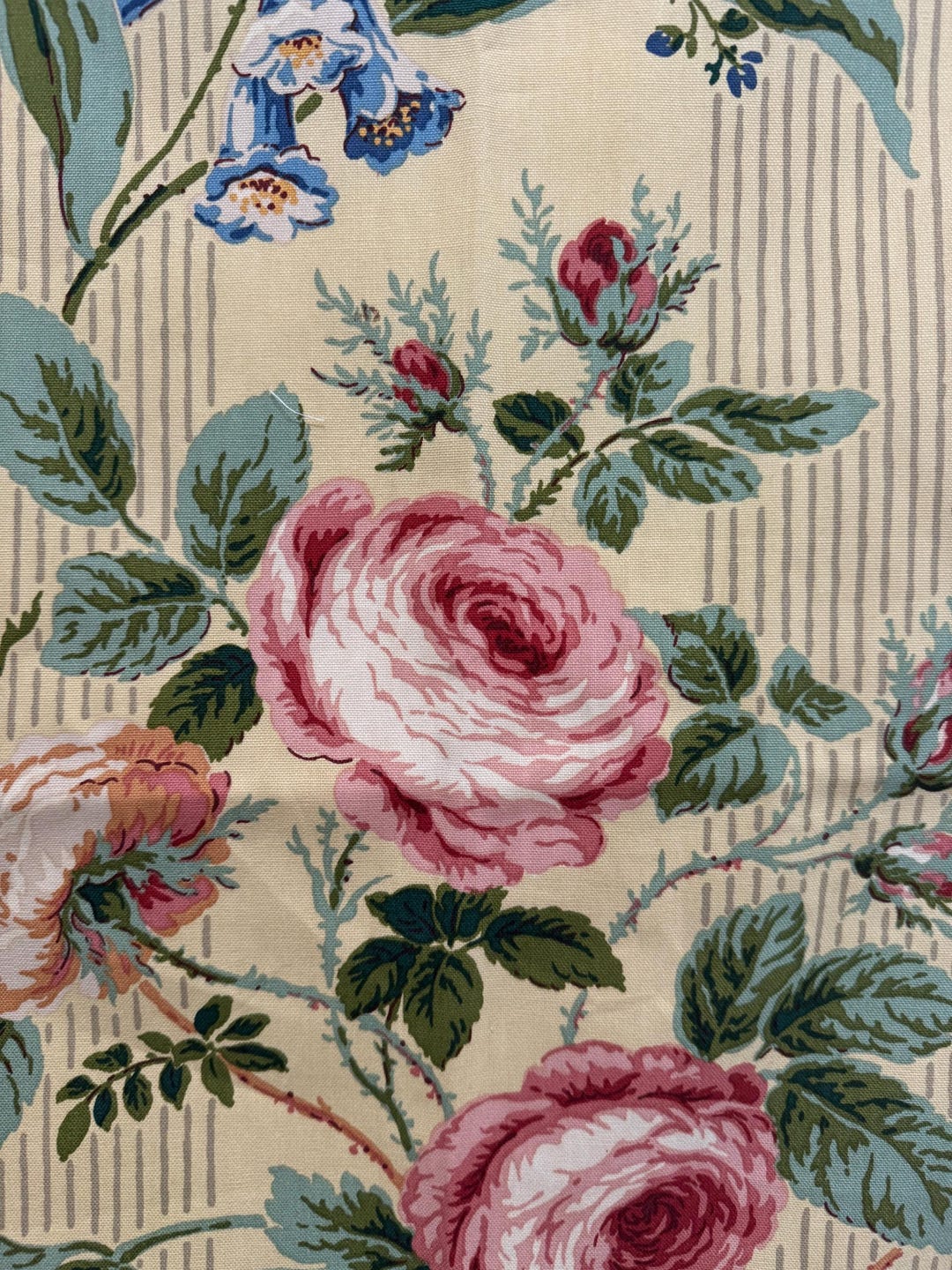 Designer Fabric Sample - Floral - Etsy