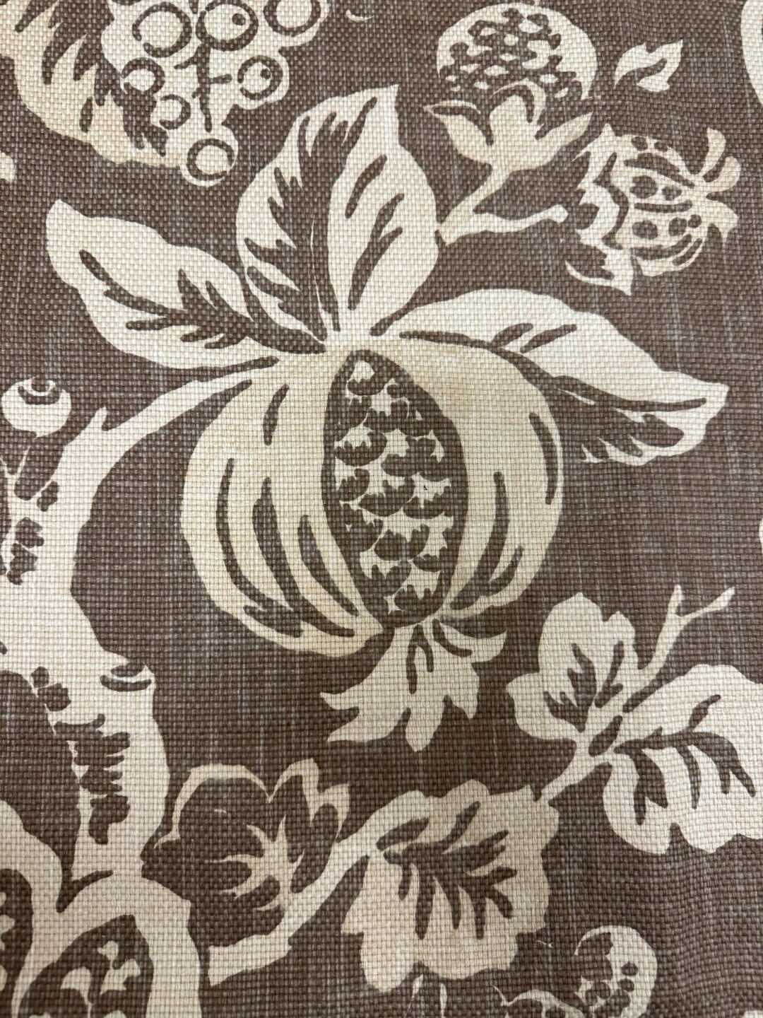 Designer Fabric Remnant - Curtain Panel and 2 Pillow Shams - Floral - Etsy