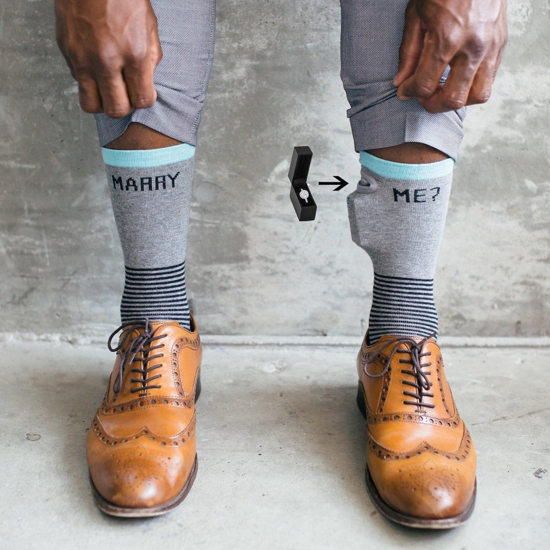 Marry Me? Socks + Ring Box. Box Sock is the Pocket Sock That Hides Our ...