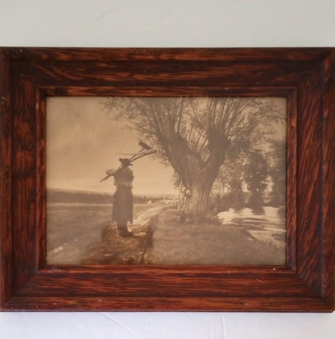 Vintage Louis Emile Adan Antique Black & White Photograph Print ‘end of ...