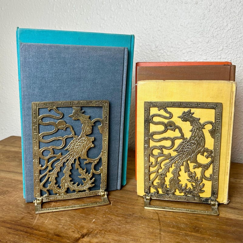 Mid Century Bookends - Etsy