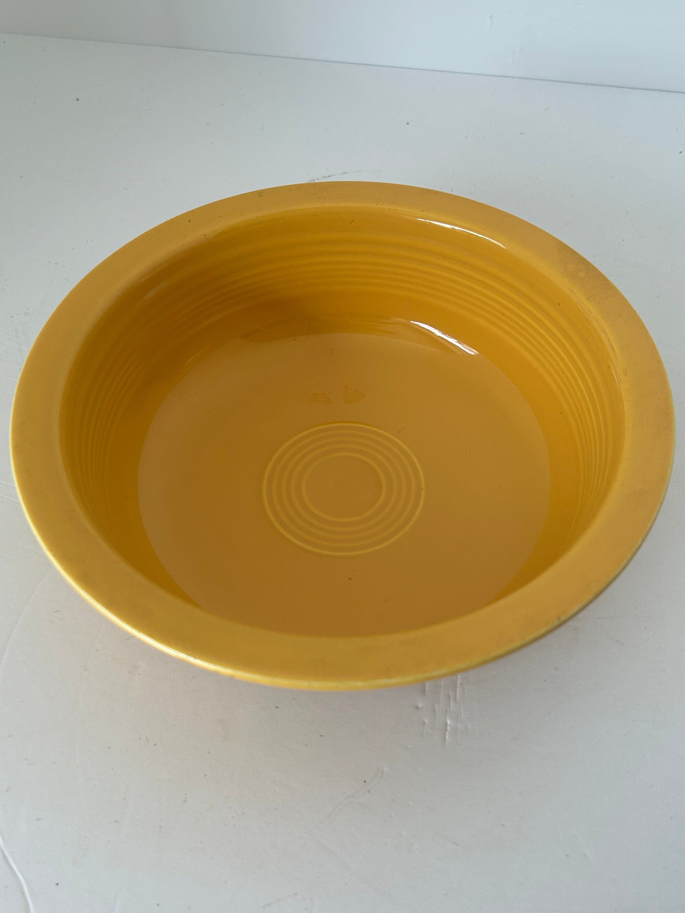 Vintage Fiesta Ware Homer Laughlin Yellow 8 1/2 Inch Serving Bowl. - Etsy