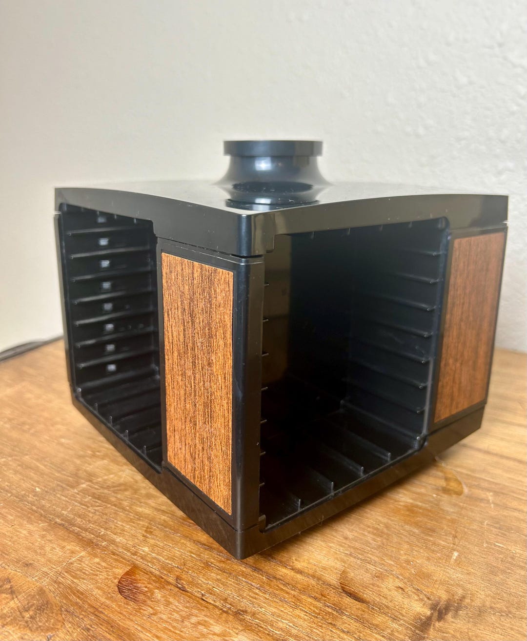 Vintage Rotating Cassette Tape Storage. Dynasound Stow Away Carousel ...