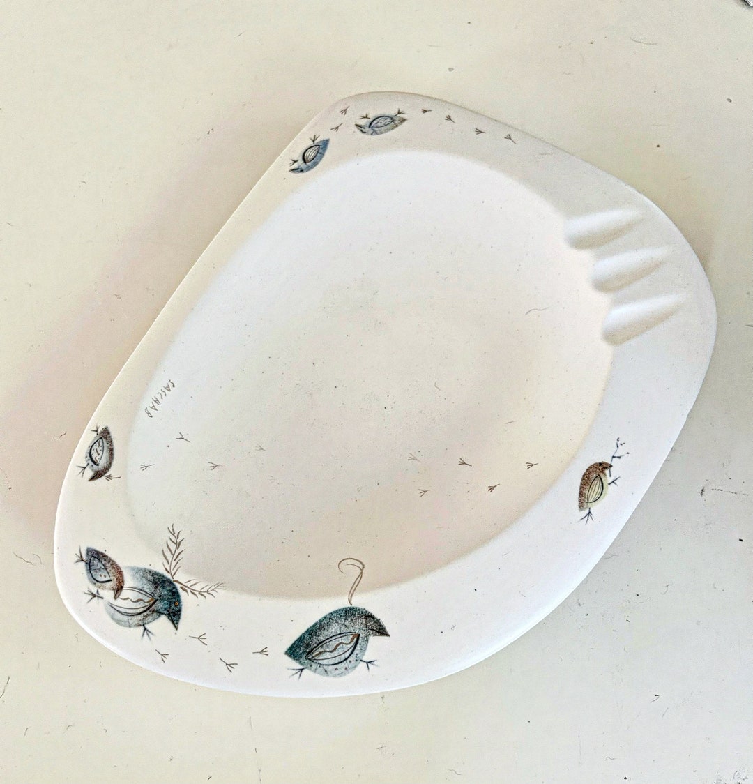 Sascha Brastoff Chi Chi Birds Vintage Ashtray MCM Mid Century Modern - Etsy