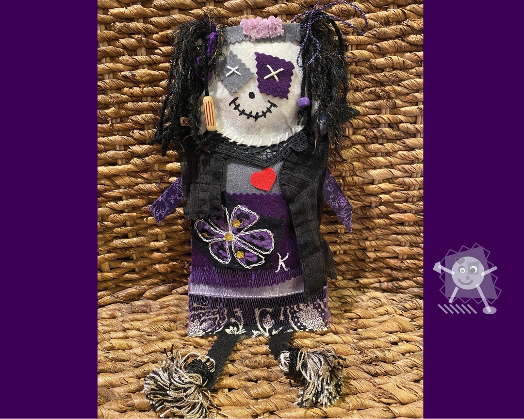 Grunge Scrappy Art Doll - Etsy