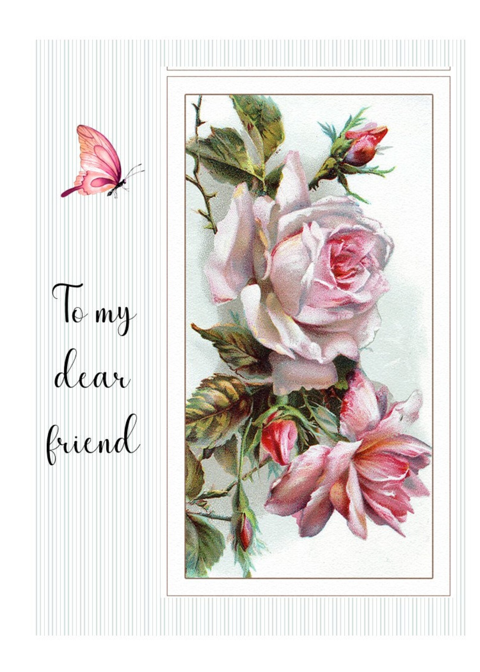 JW Get Well Card Personalized - Etsy