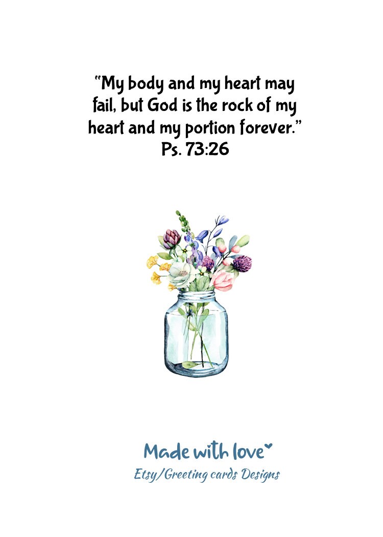 JW Get Well Greeting Card - Etsy