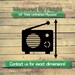 Vintage Radio Unfinished Wood Cutout Shape Laser Cut DIY - Etsy