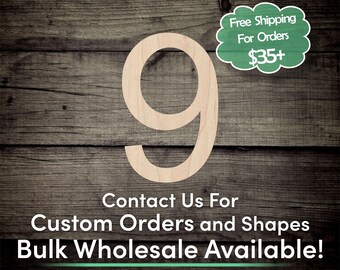 Number 9 Cutout - Etsy