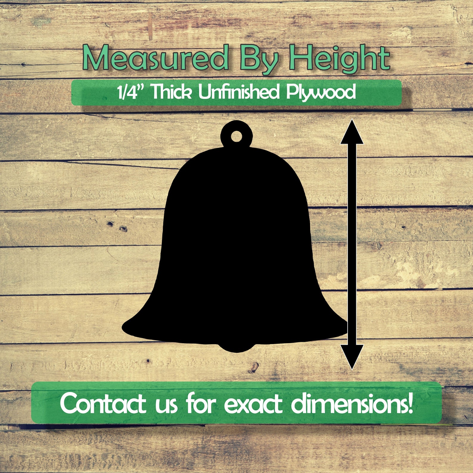 Bell Unfinished Wood Cutout Shape Laser Cut DIY Craft Bulk | Etsy