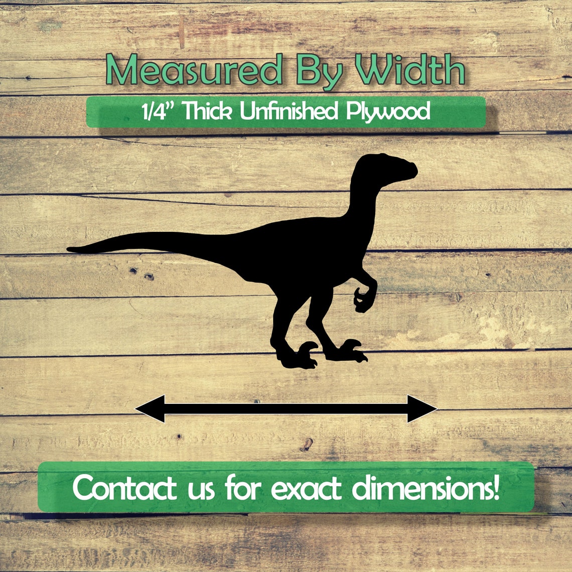 Velociraptor Unfinished Wood Cutout Shape Laser Cut DIY - Etsy