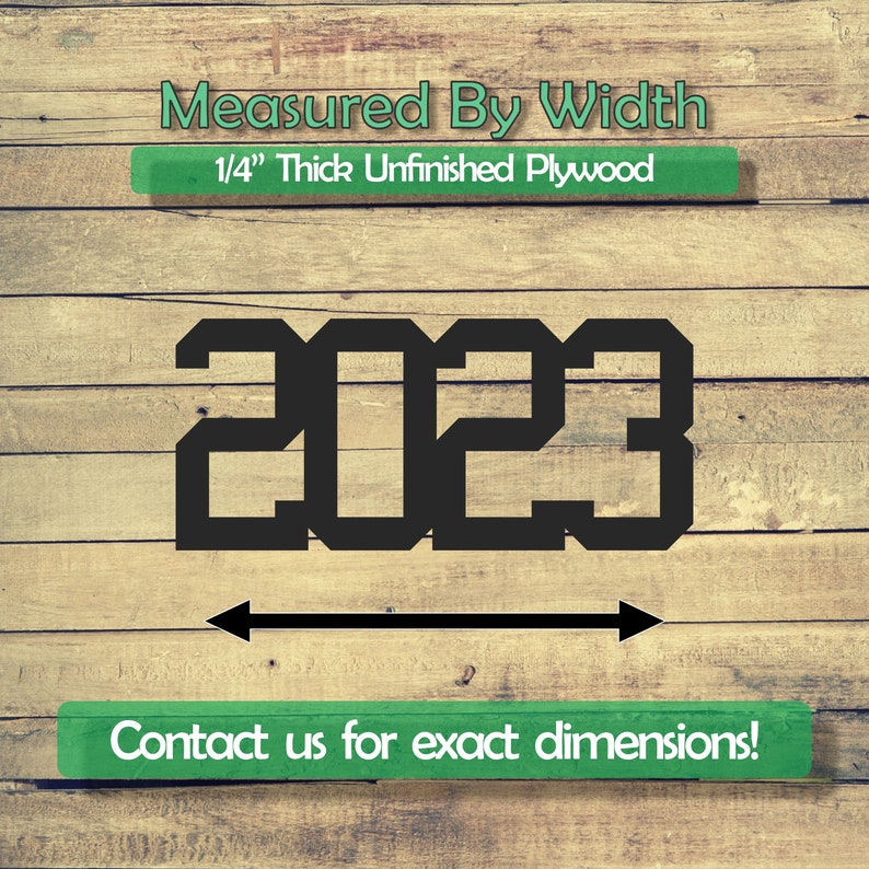 Graduation Year 2023 Unfinished Wood Cutout Shape Laser Cut DIY Craft ...