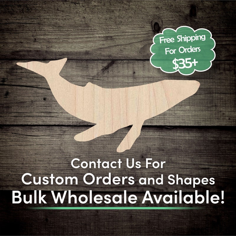 Whale Cut Out - Etsy