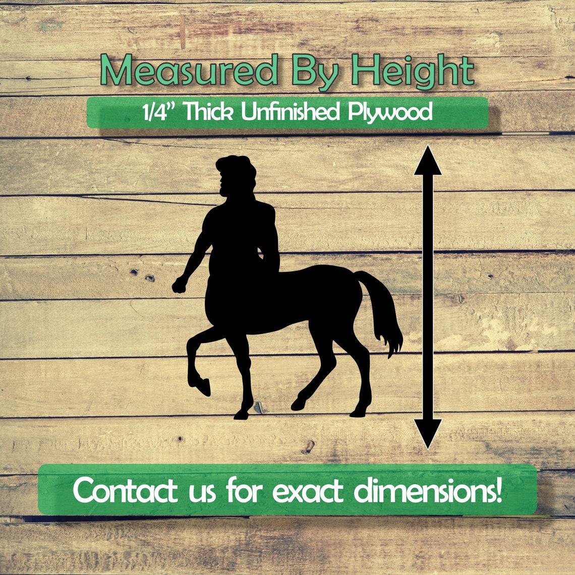 Centaur Horse Man Unfinished Wood Cutout Shape Laser Cut DIY | Etsy