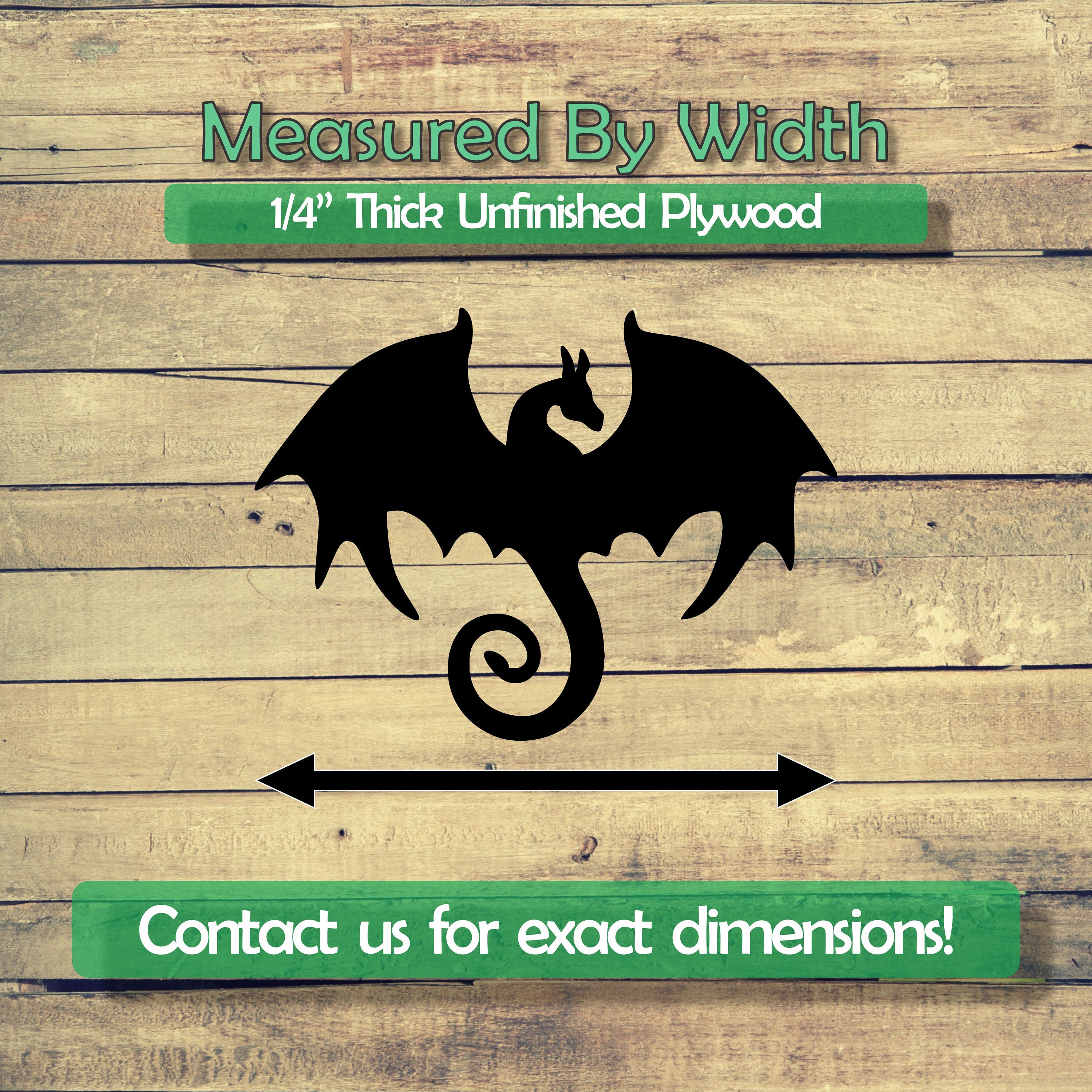 Dragon Unfinished Wood Cutout Shape Laser Cut DIY Craft Bulk - Etsy