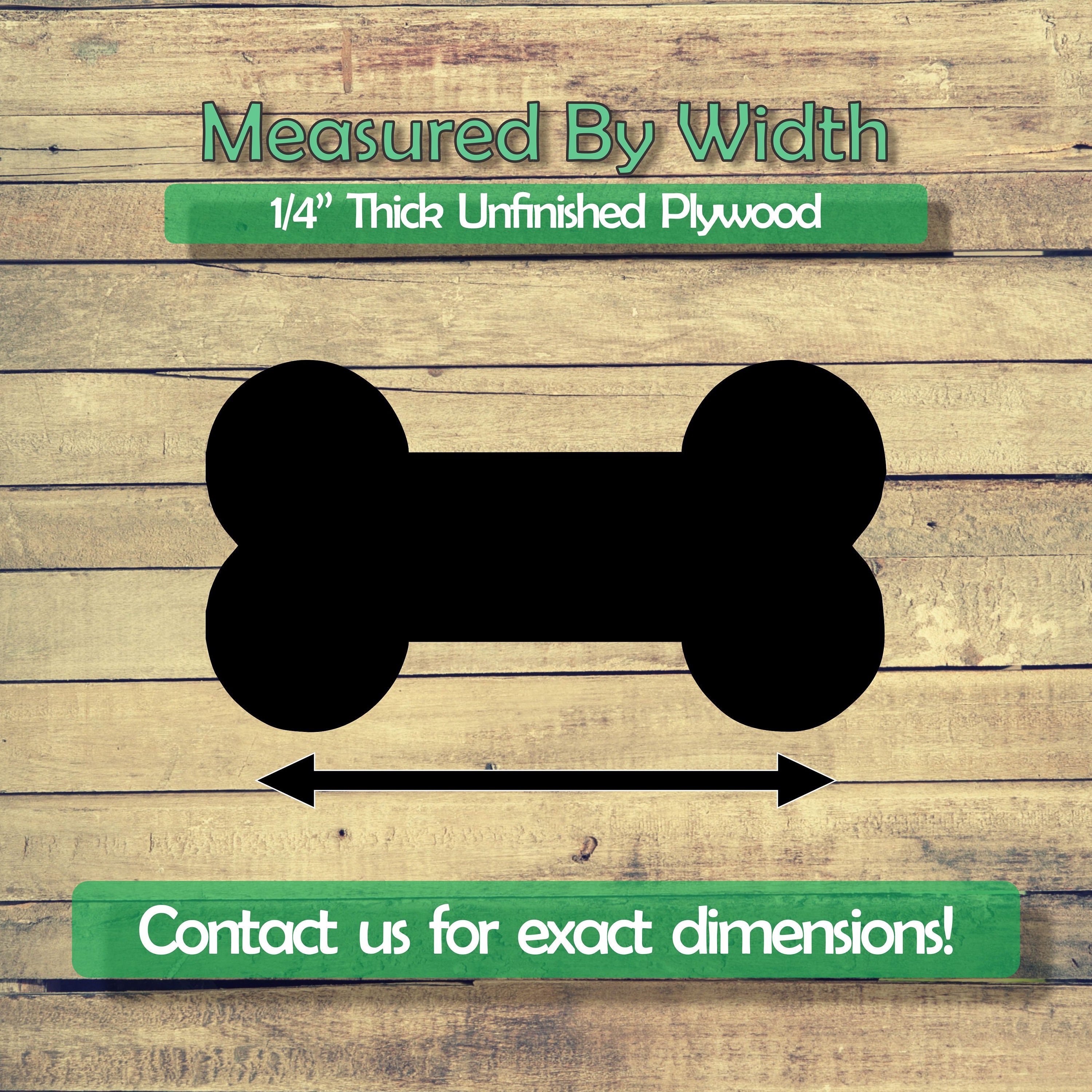 Dog Bone Unfinished Wood Cutout Shape Laser Cut DIY Craft - Etsy