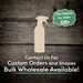 Spray Bottle Unfinished Wood Cutout Shape - Laser Cut DIY Craft Bulk ...