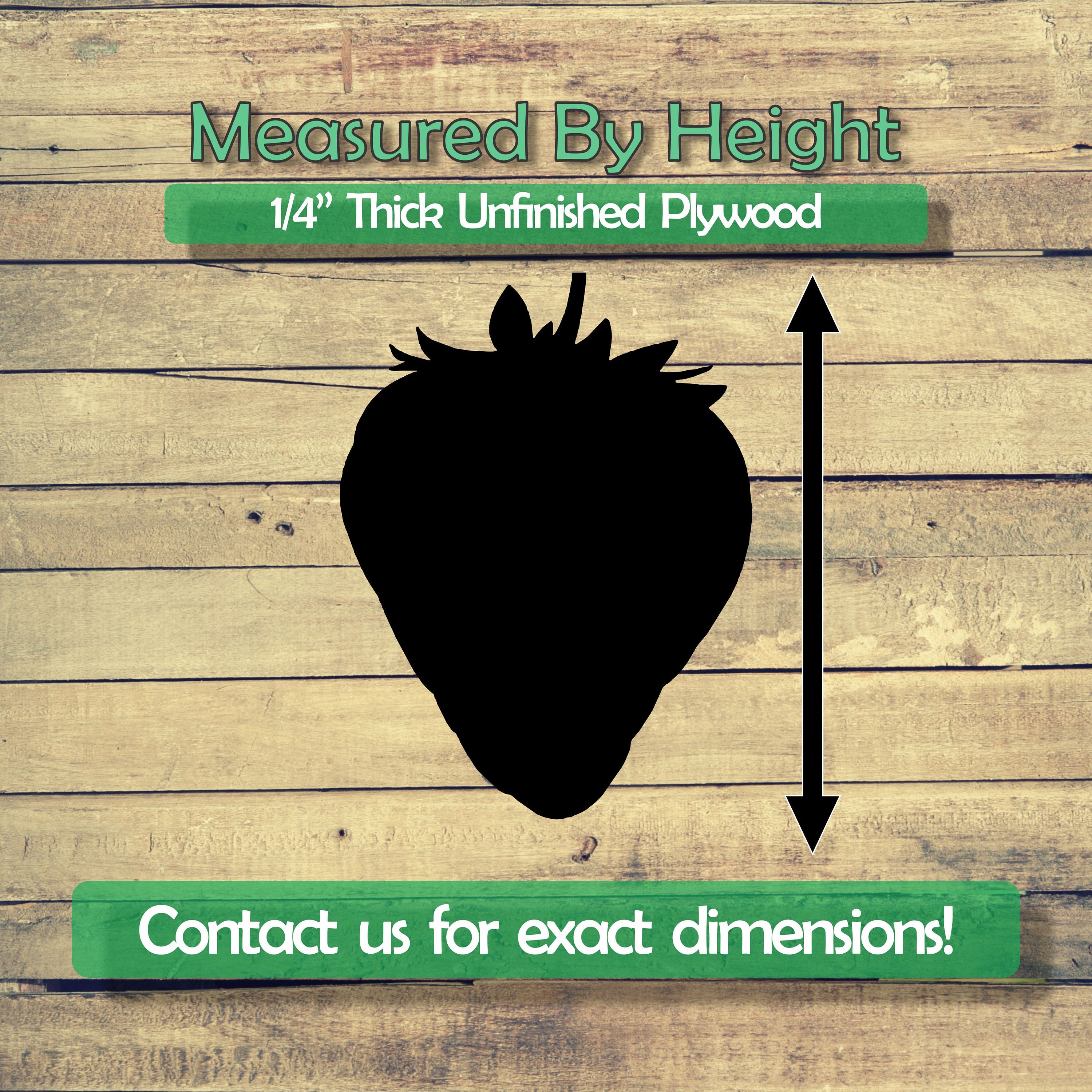 Strawberry Unfinished Wood Cutout Shape Laser Cut DIY Craft | Etsy