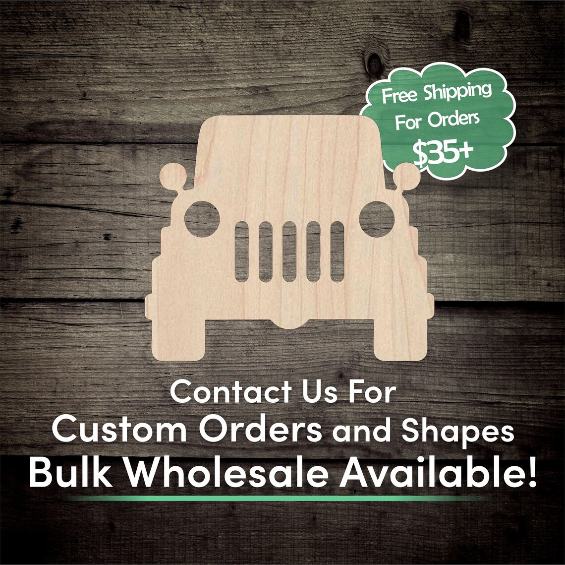 Car Unfinished Wood Cutout Shape Laser Cut DIY Craft Bulk - Etsy