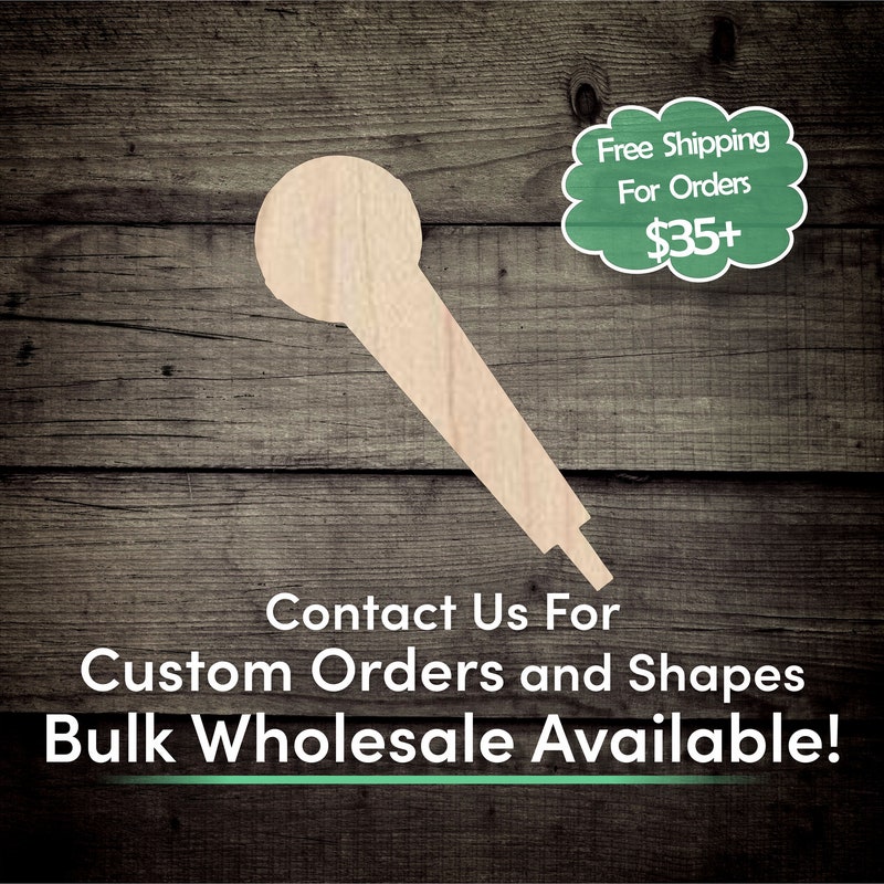 Wooden Microphone - Etsy
