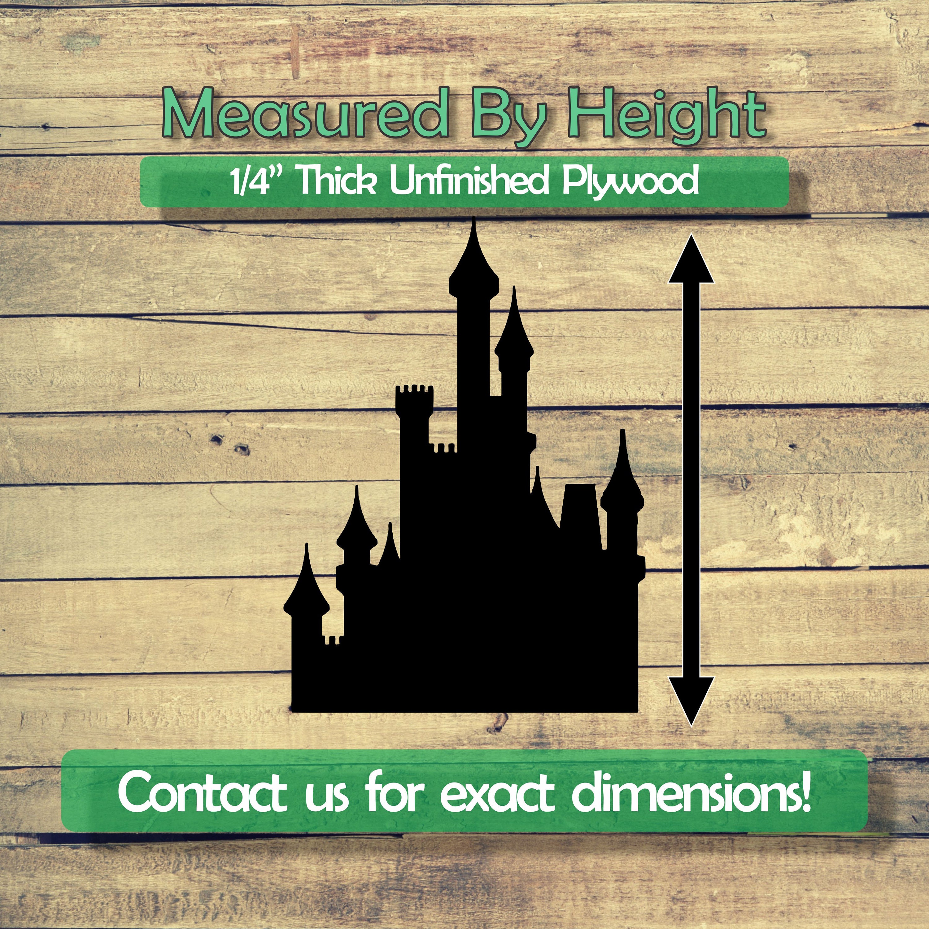 Castle Unfinished Wood Cutout Shape Laser Cut DIY Craft Bulk - Etsy