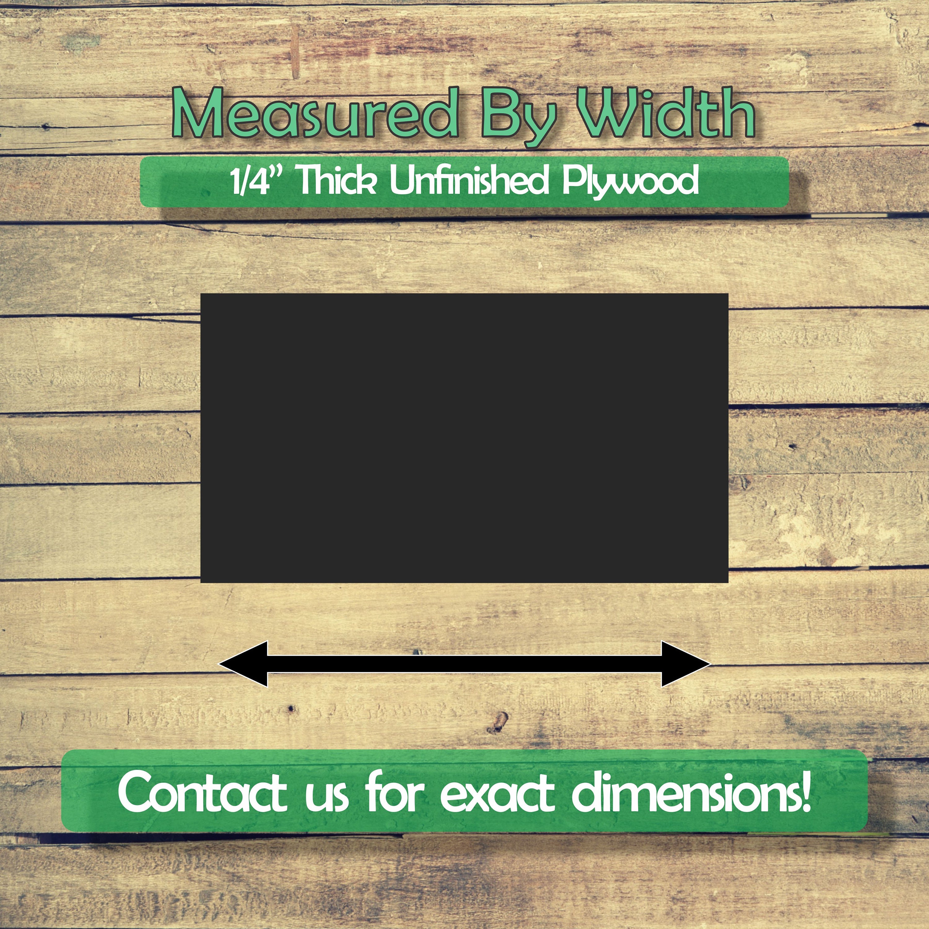 Rectangle Unfinished Wood Cutout Shape Laser Cut DIY Craft - Etsy