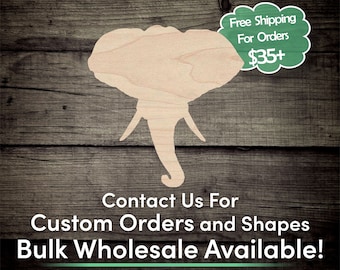 Alien Head Unfinished Wood Cutout Shape Laser Cut DIY Craft | Etsy