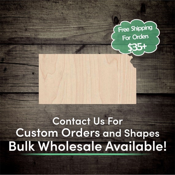 Wood shapes wholesale store