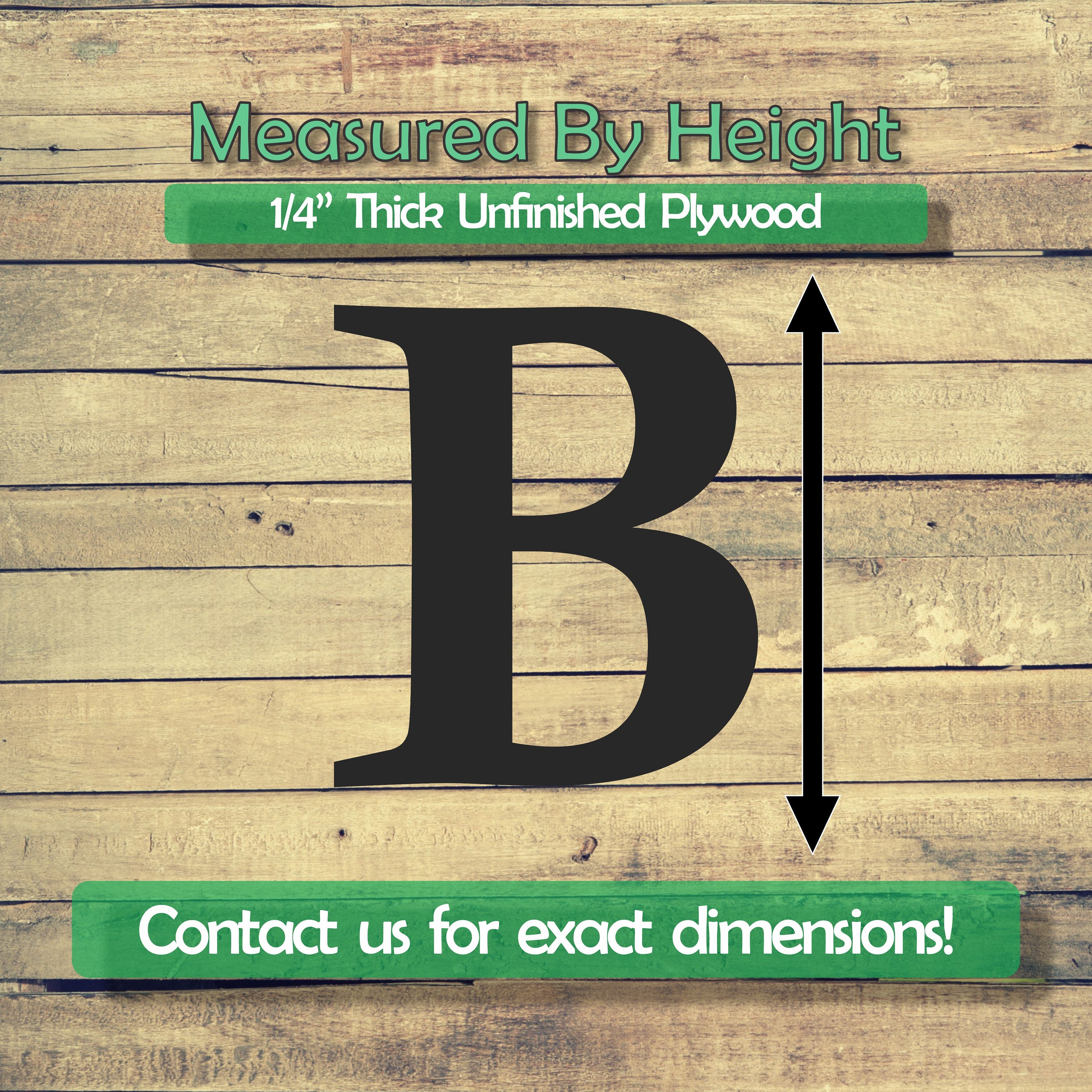 Letter B Unfinished Wood Cutout Shape Laser Cut DIY Craft - Etsy